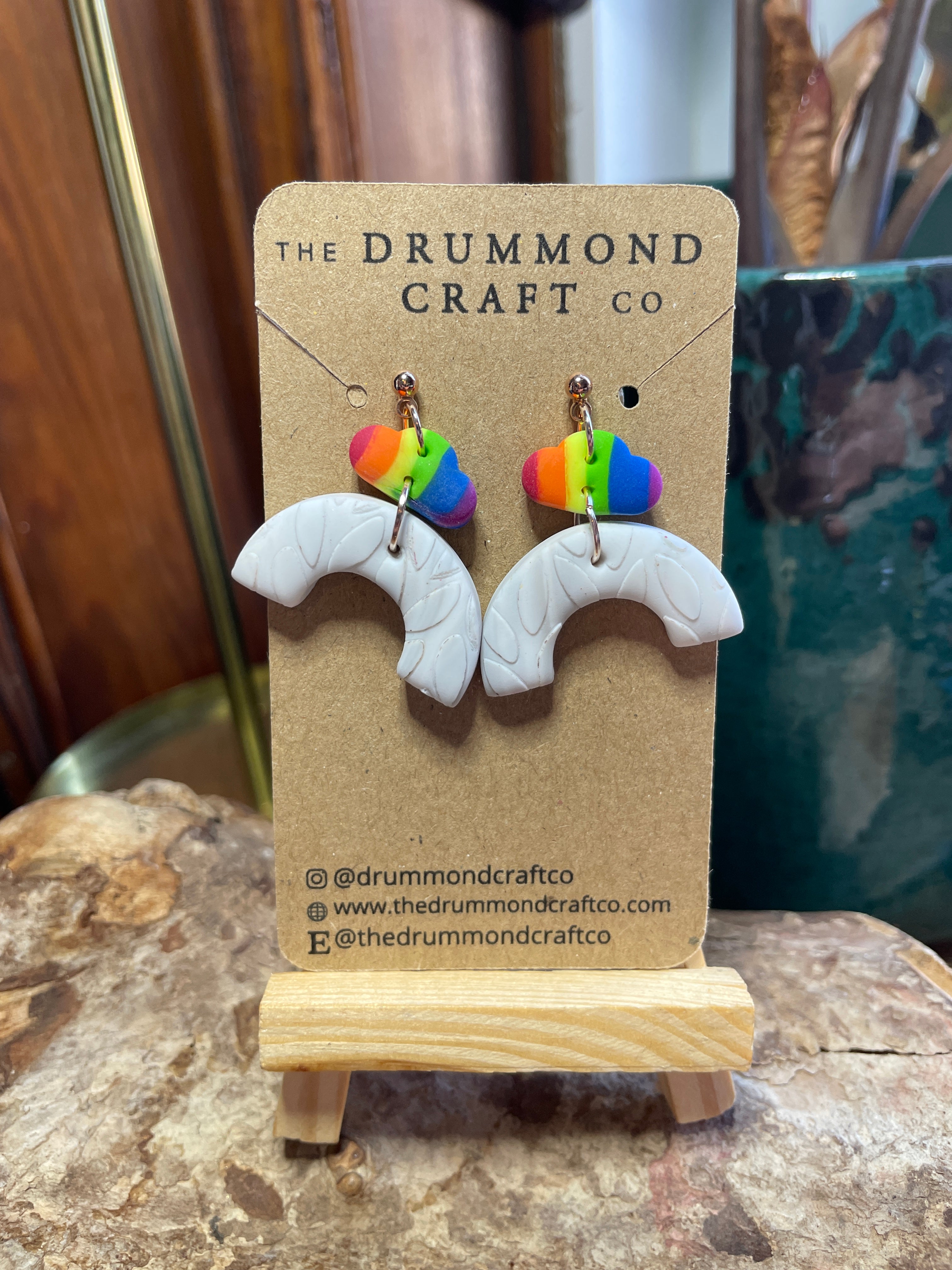Topsy turret cloud and rainbow drops – The Drummond Craft Co